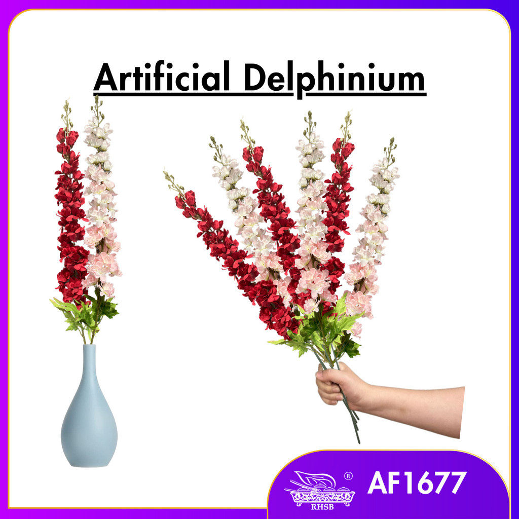 DELPHINIUM FLOWER / MATTHIOLA FLOWER /ARTIFICIAL SATIN DELPHINIUM ...
