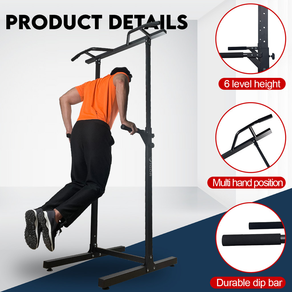 Vigor Fitness Power Tower Elite Chin Up Pull Up Bar / bar palang tarik ...