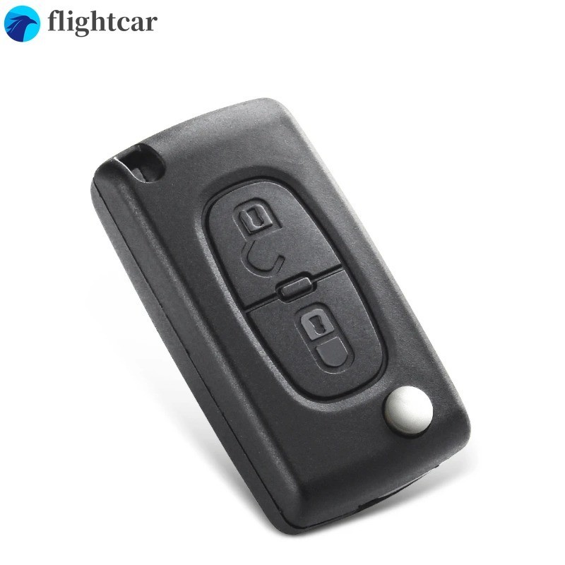 （FT）2/3 Buttons Remote Key Fob For Peugeot 207 307 407 408 308 For ...