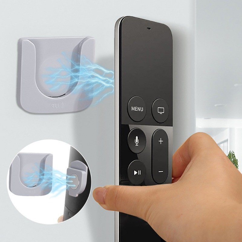 Magnet Remote Control Hooks - Self Adhesive Wall Mount Rack - Anti-Lost ...