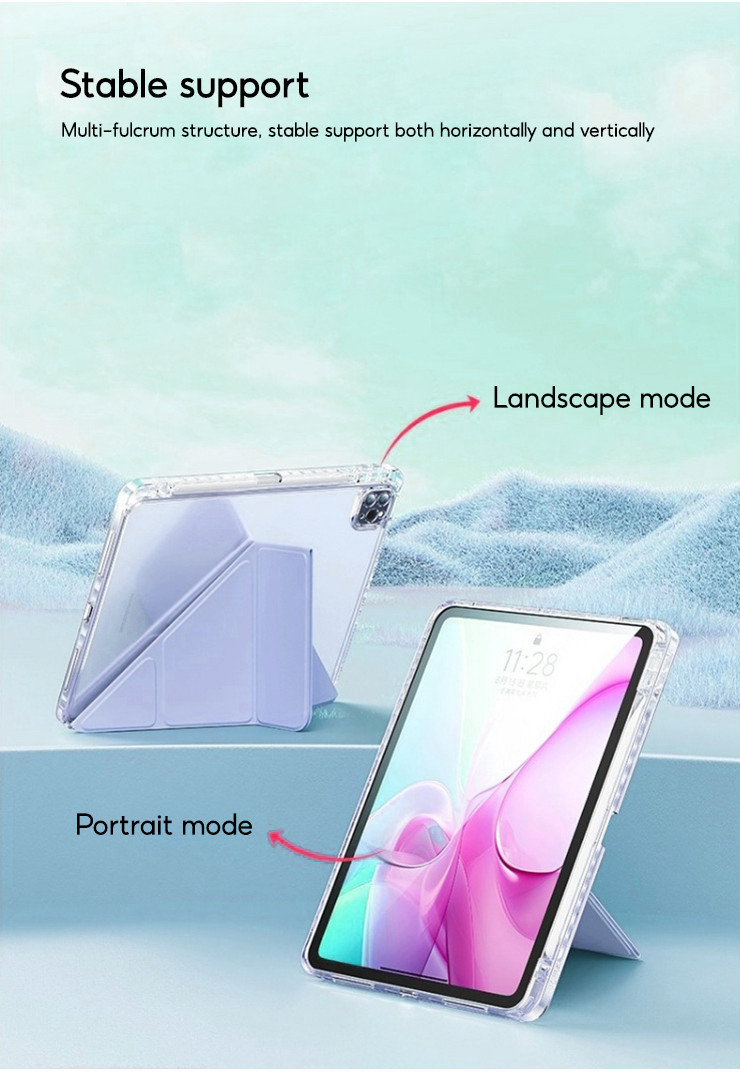 TBTIC For iPad Case With Pencil Holder Air 7 M3 2025 6 Pro 11 2024 Air ...