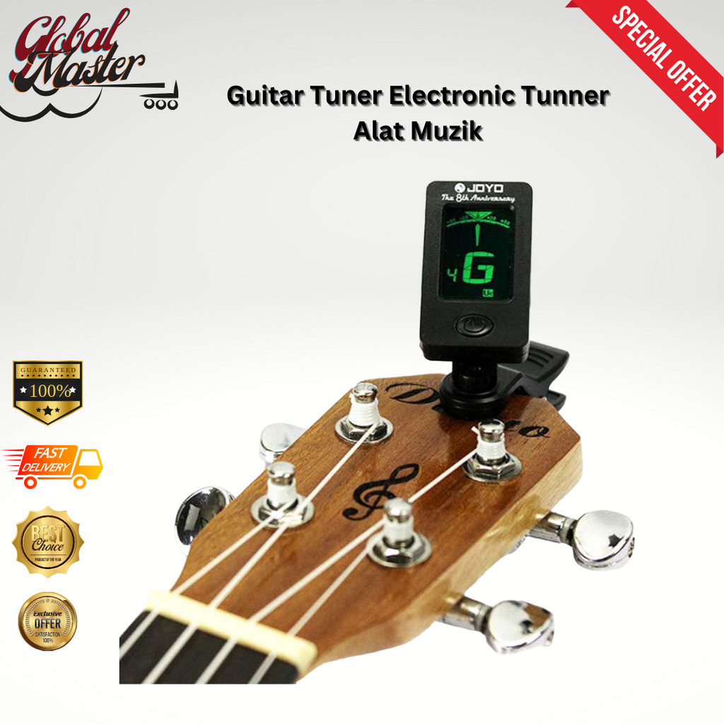 Guitar Tuner Electronic Tunner Alat Muzik | Shopee Malaysia