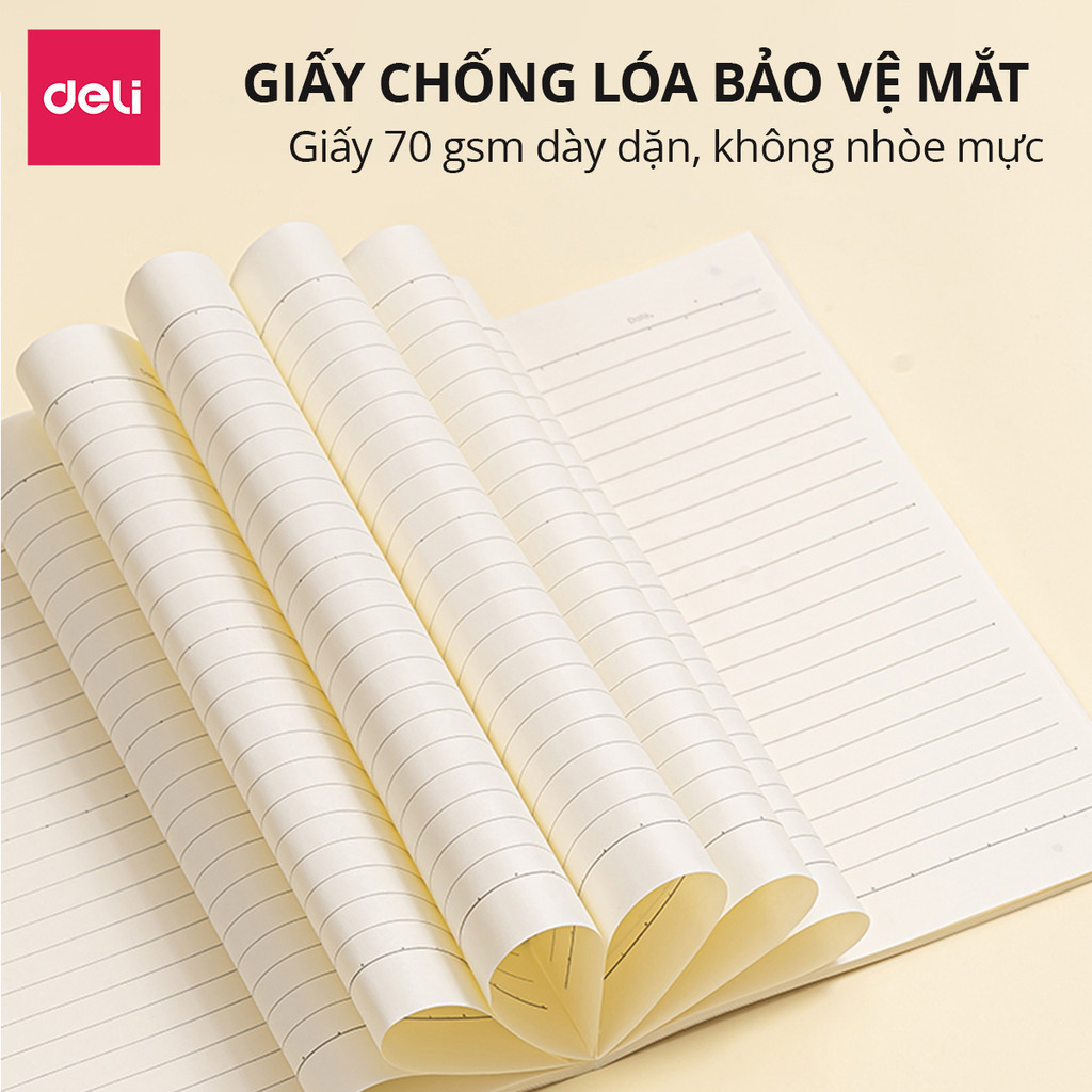 Stitched Notebook 80 Pages Pastel Color Deli Horizontal Lines Size A5 ...