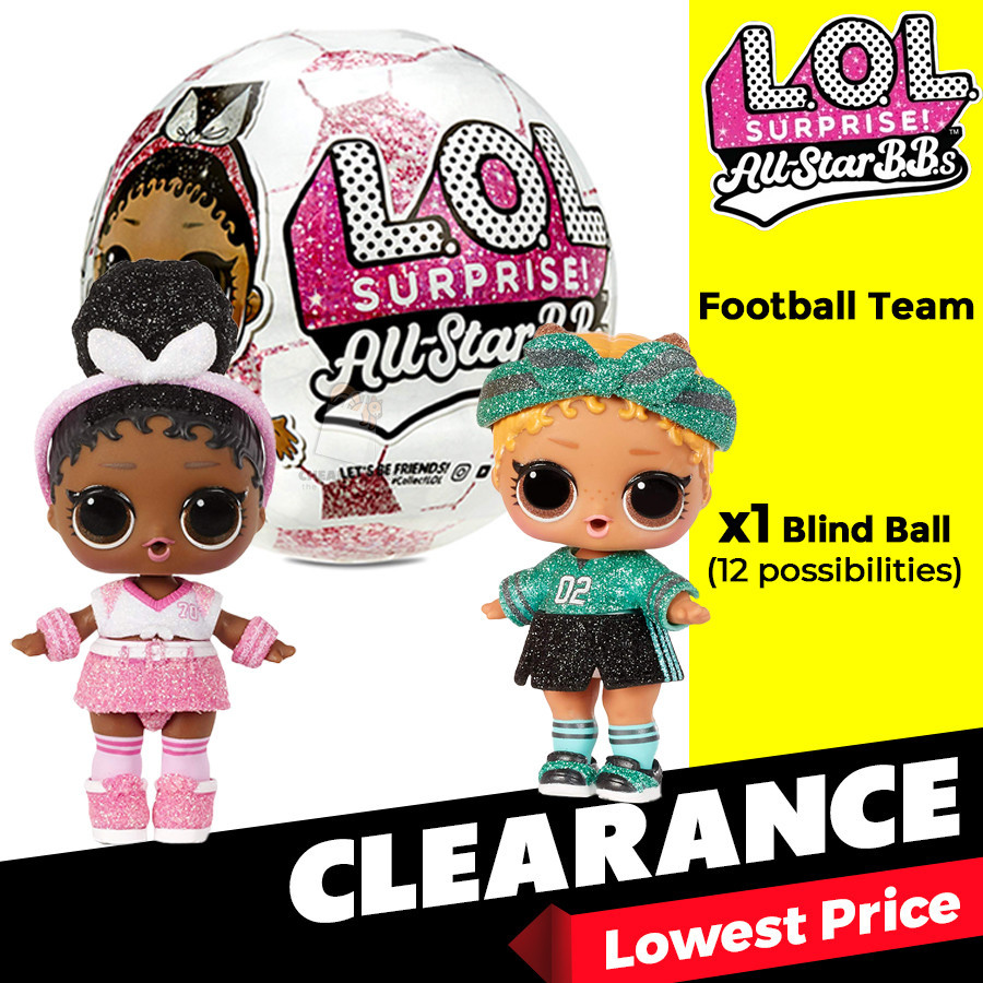 Mainan LOL Surprise! All Star Sports Series 3 Football Blind Ball 8 ...