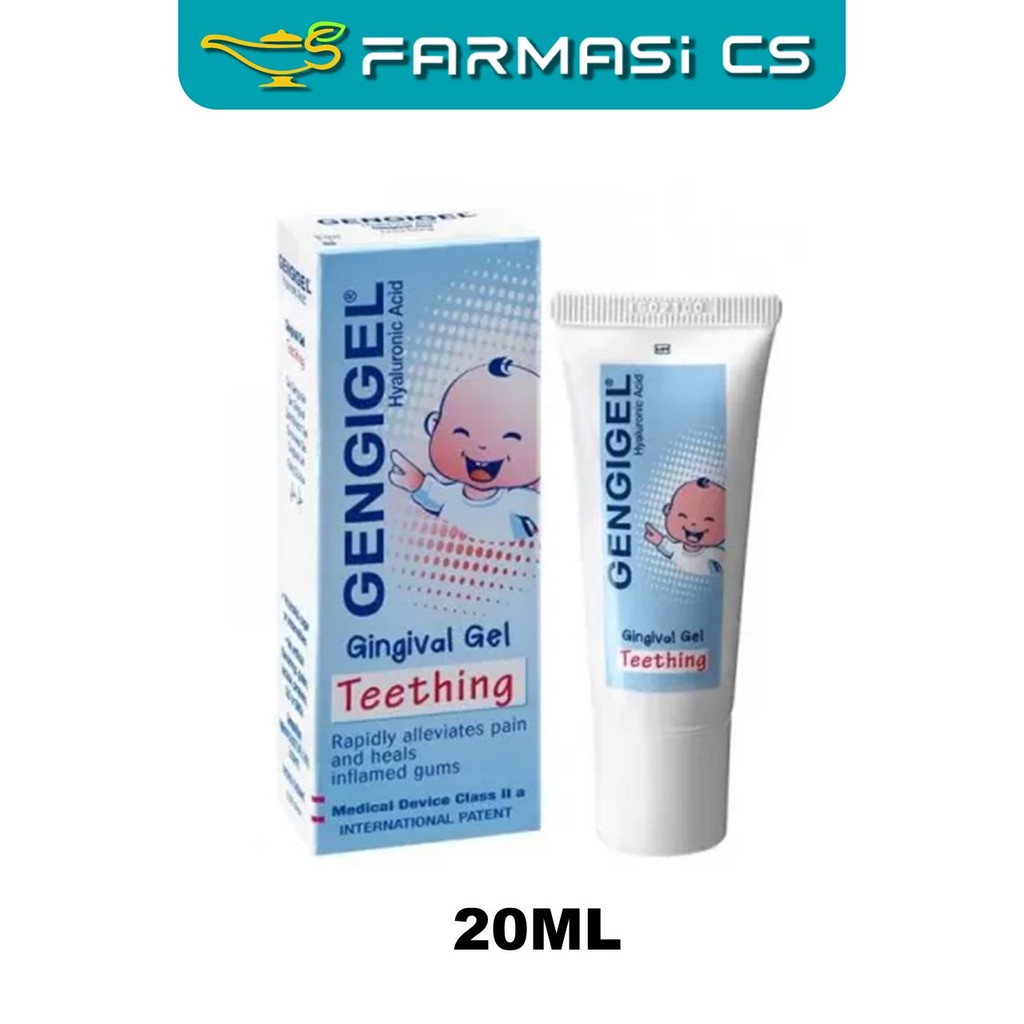 Gengigel Gingival Gel Teething 20ml EXP:09/2026 [ Hyaluronic Acid ...