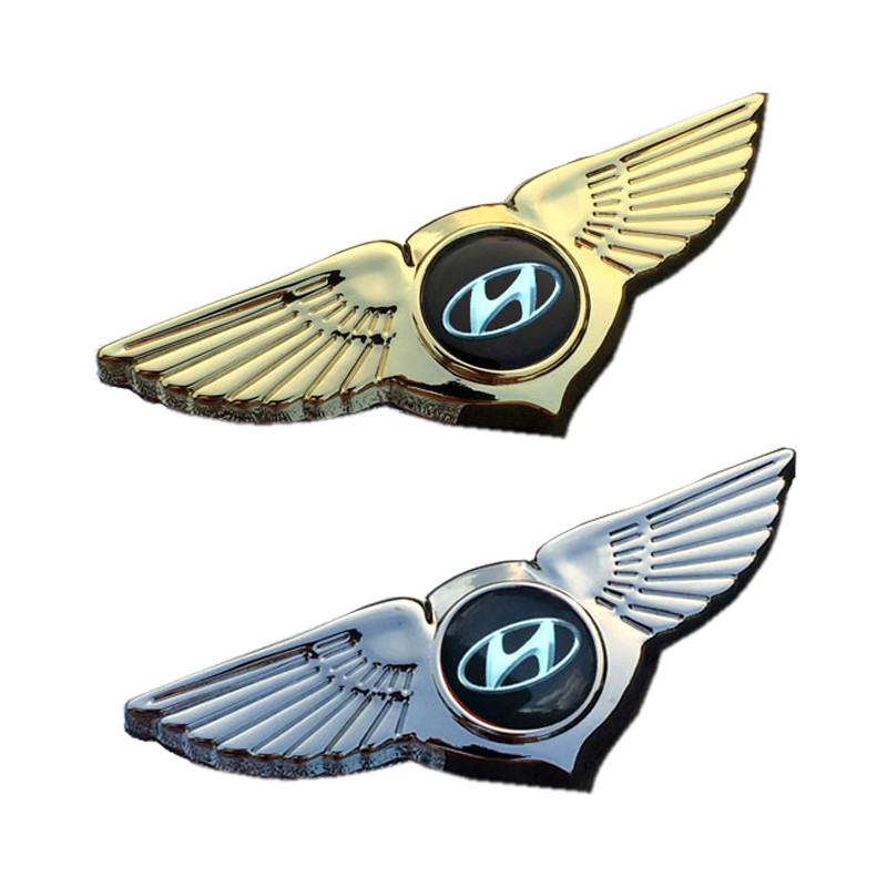 Car Body Trunk Sticker Front Grille Emblem for Hyundai Verna Sedan ...