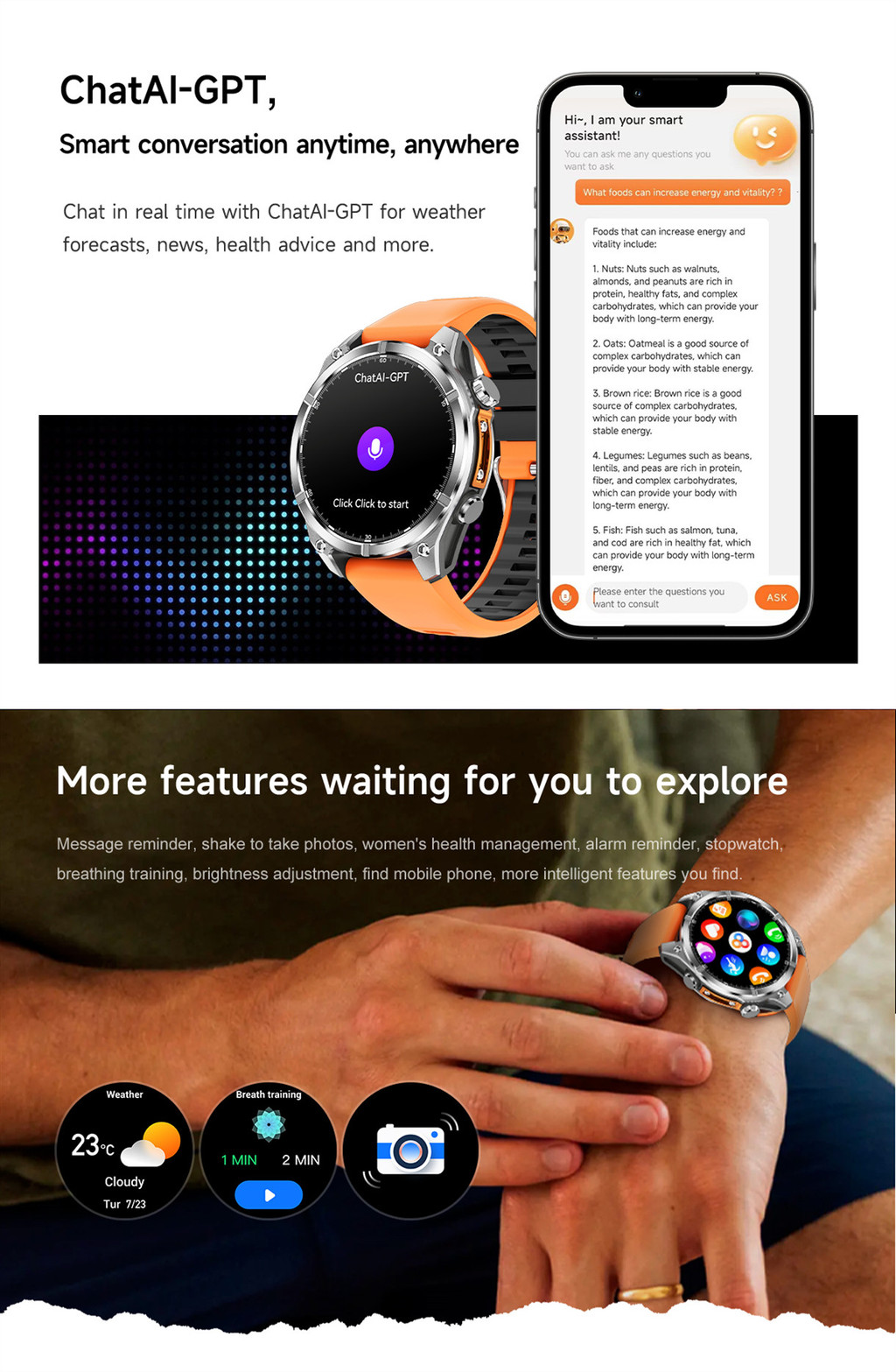 2025 HD300 Smart Watch For Men Waterproof Diving And Swimming Watch ...