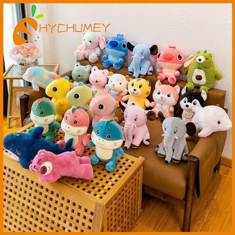 Stitch-inspired Plush Toy Blue/pink Color Options Perfect For Fans Of ...