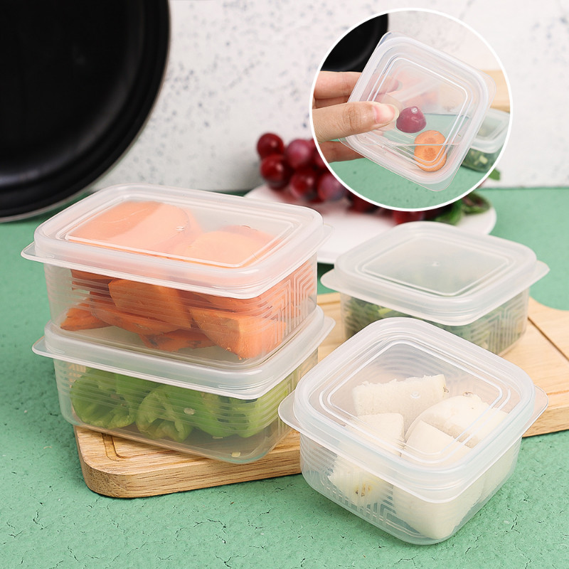 Fridge Frozen Meat Storage Box - Kitchen Fresh-keeping Box with Lid ...