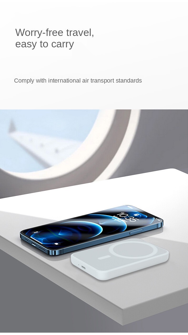 Ready Stock Powerbank Magnetic 20000mAh Wireless Charger Portable Power ...