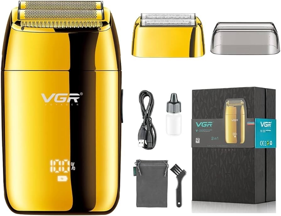 VGR V-399 Shaver Professional Razor Electric Shaver Reciprocating Shaving Machine Portable ...