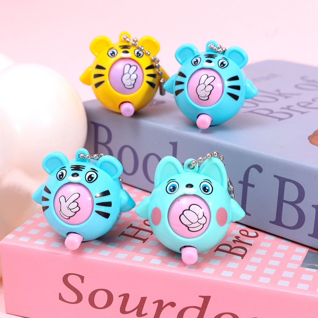 1/3Pcs Creative Mini Fair Finger-guessing Game Toy Keychain - Rock ...