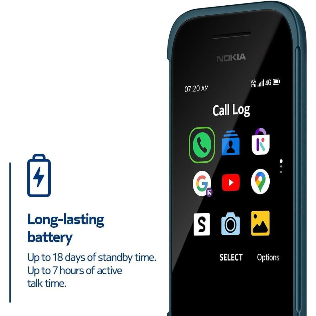 Nokia 2780 Flip KaiOS Cellphone 4G LTE Mobile phone Supports WIFI, Bluetooth, and mobile hotspot ...
