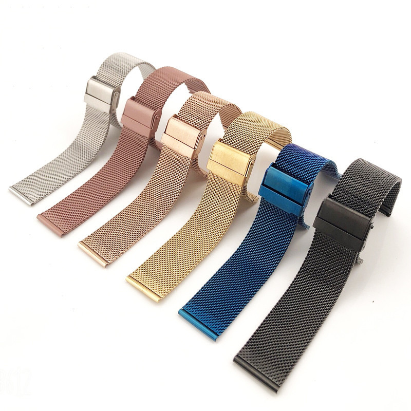 Milanese Watchband 12mm 14mm 16mm 18mm 20mm 22mm 24mm Universal ...