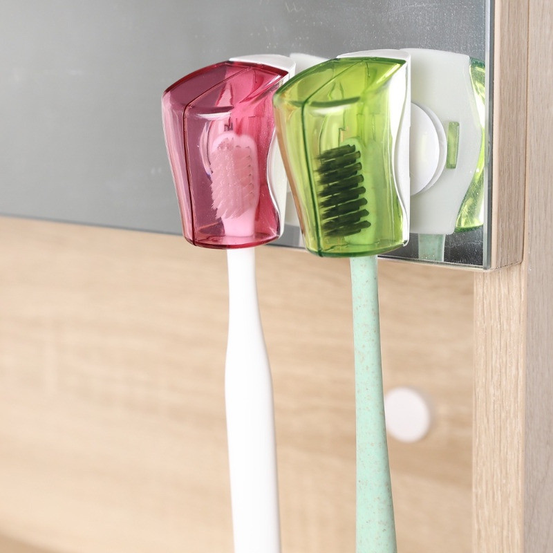 Wall-Mounted Automatic Flip Toothbrush Holder - Dustproof Waterproof ...