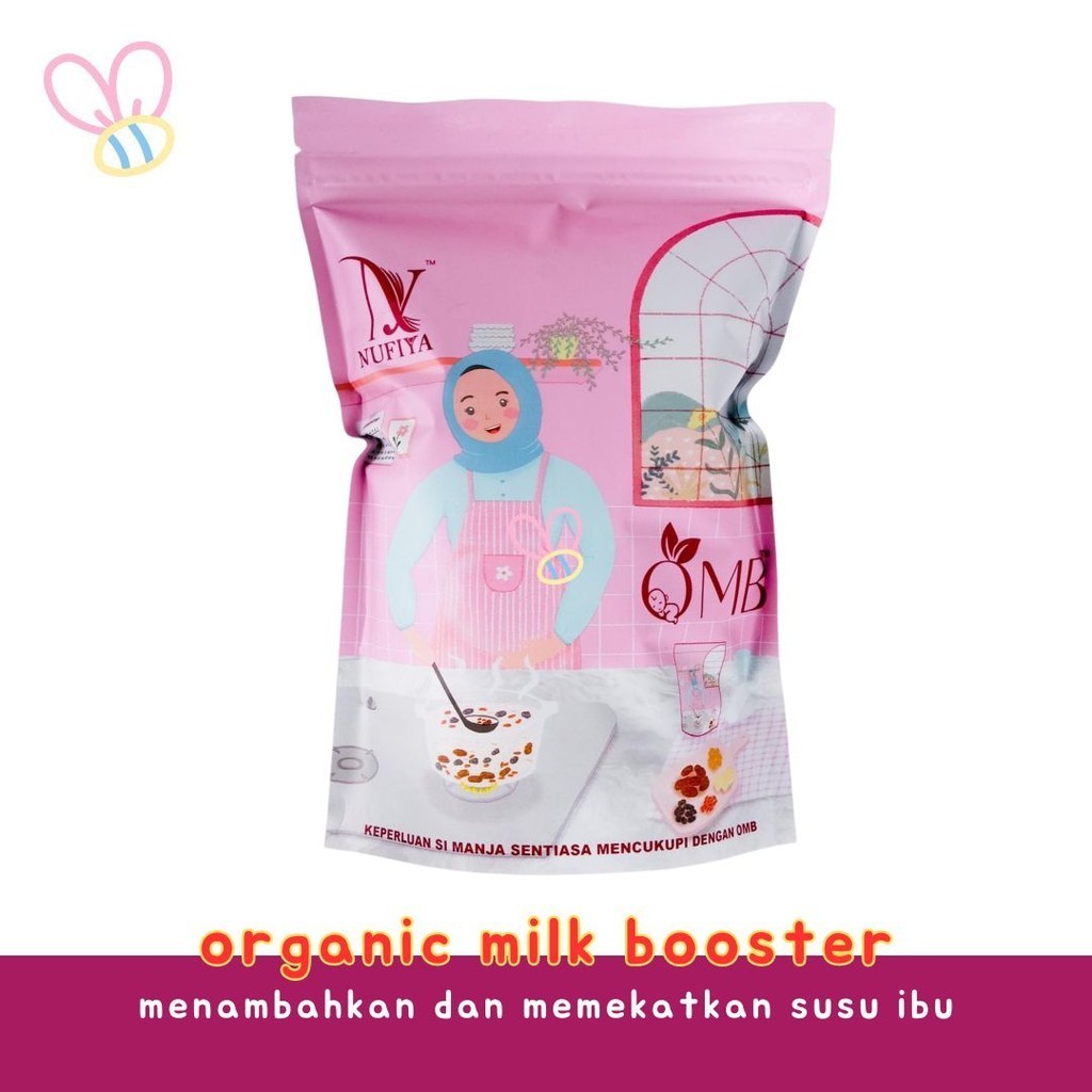 Nufiya Organik Milk Booster Kurma Longan OMB Buah Tambah Susu Badan ...