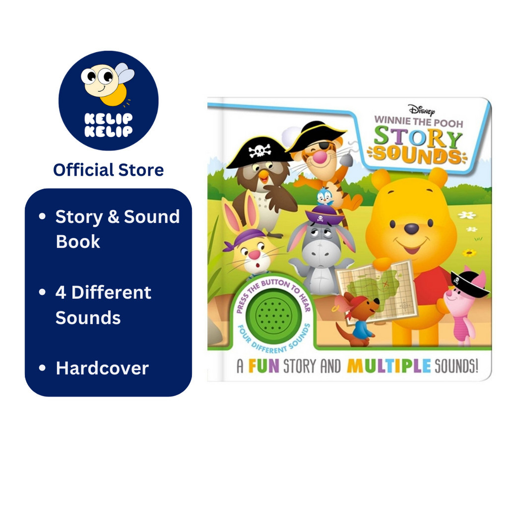 Disney Baby Winnie The Pooh Sound Book for Kids with Bedtime Story ...