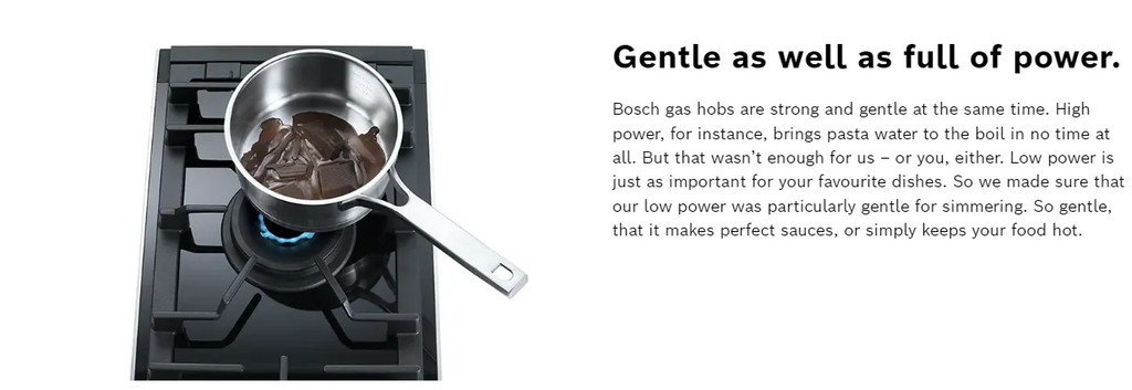 Bosch PRS9A6D70 Serie | 8 Gas Hob 90cm Black Ceramic 5 Gas Burner ...