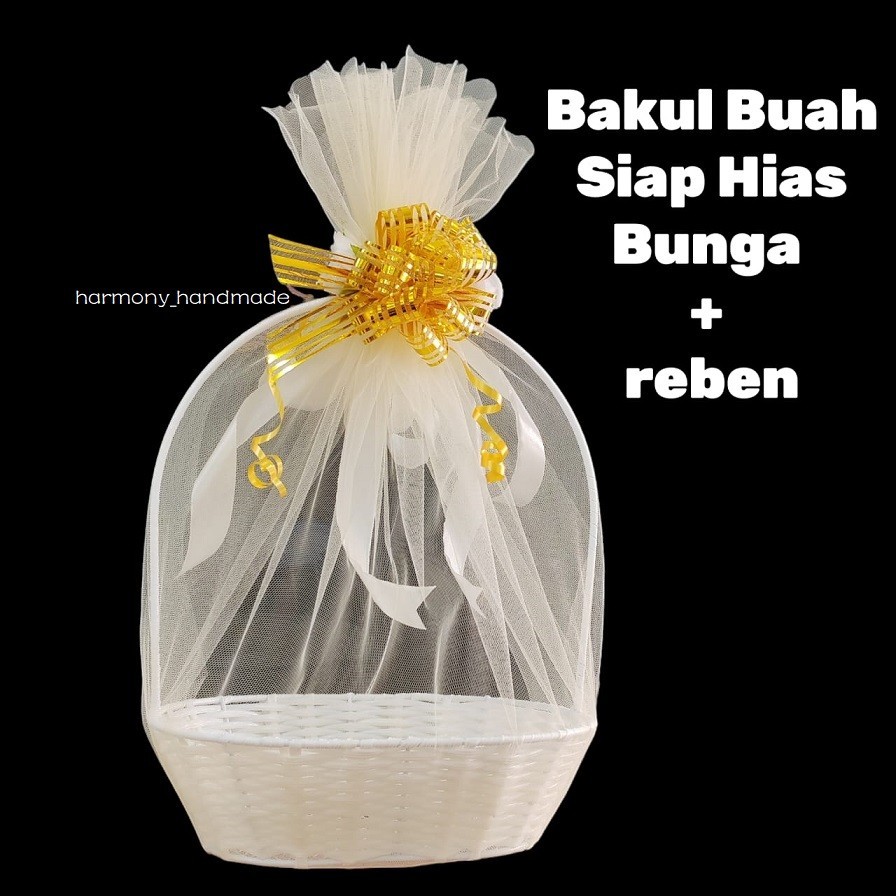 Bakul Buah Simple Bakul Hamper Hantaran Fruit Basket Hamper | Shopee ...