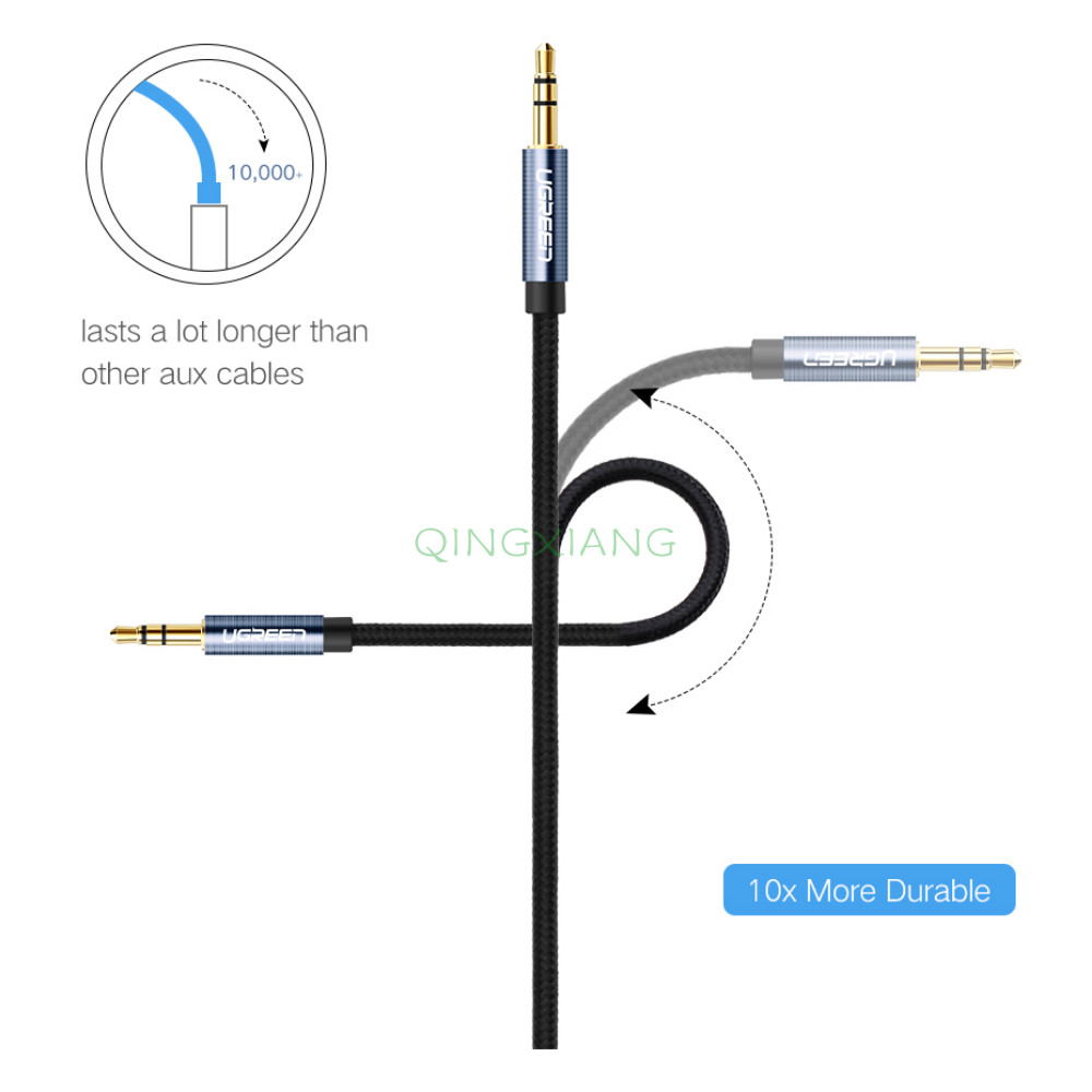Ugreen Aux Jack Audio Cable Gold Plated 3.5MM Male Line For Car ...