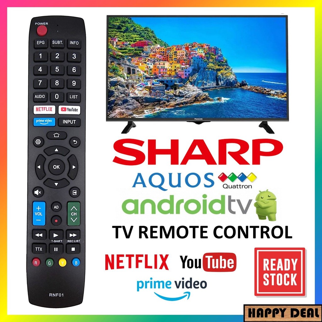 [ORIGINAL] SHARP AQUOS ANDROID SMART TV Netflix Youtube Prime Video ...