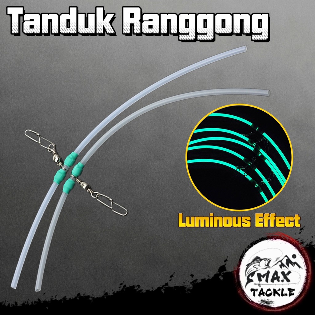 Luminous Tanduk Ranggong 25cm Bottom Fishing Perambut Pancing Mancing ...