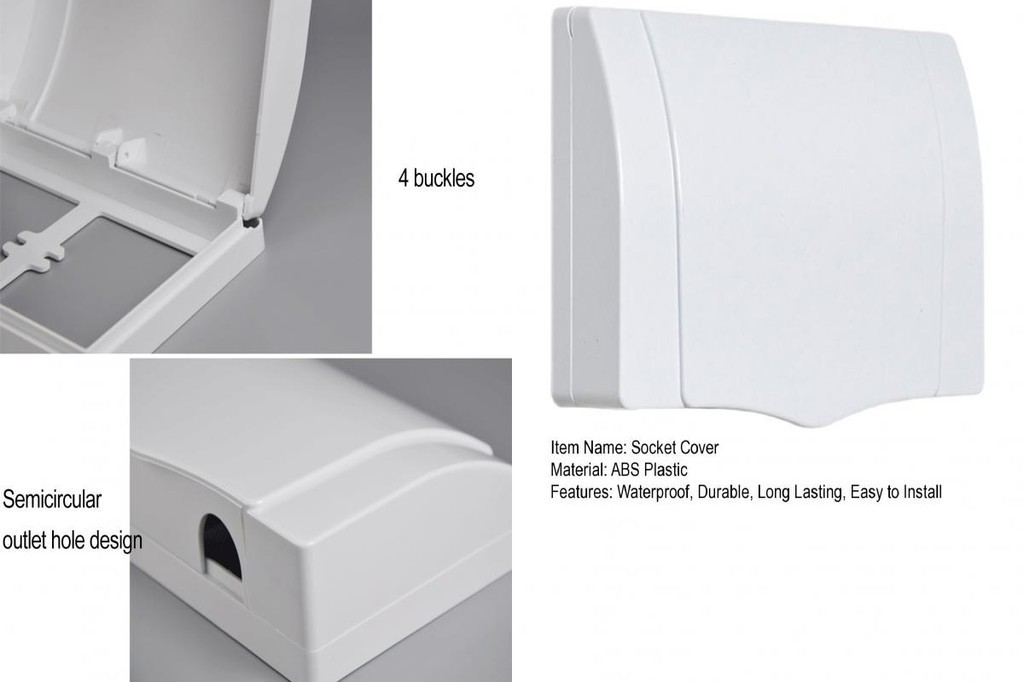 Child Safe Power Socket Cover Power Socket Cover Waterproof Baby Safety ...