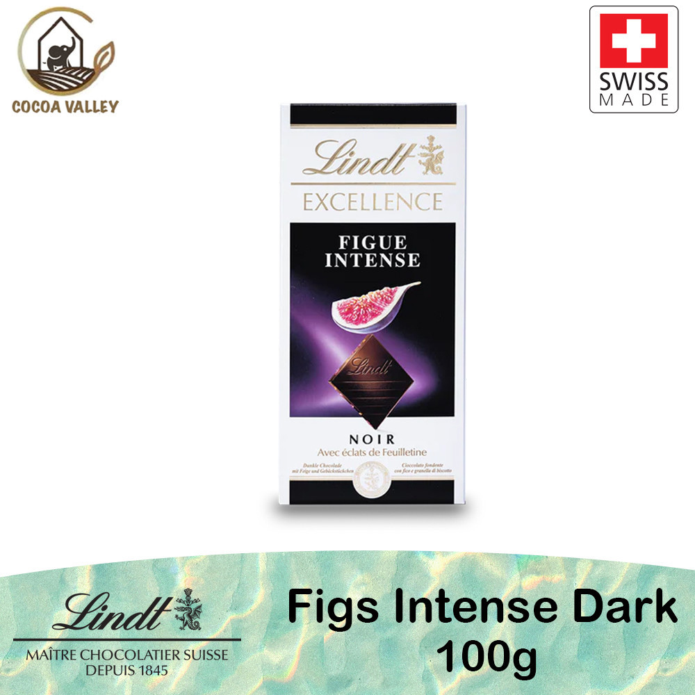 Lindt Excellence Figs Intense Dark Chocolate 100g | Shopee Malaysia