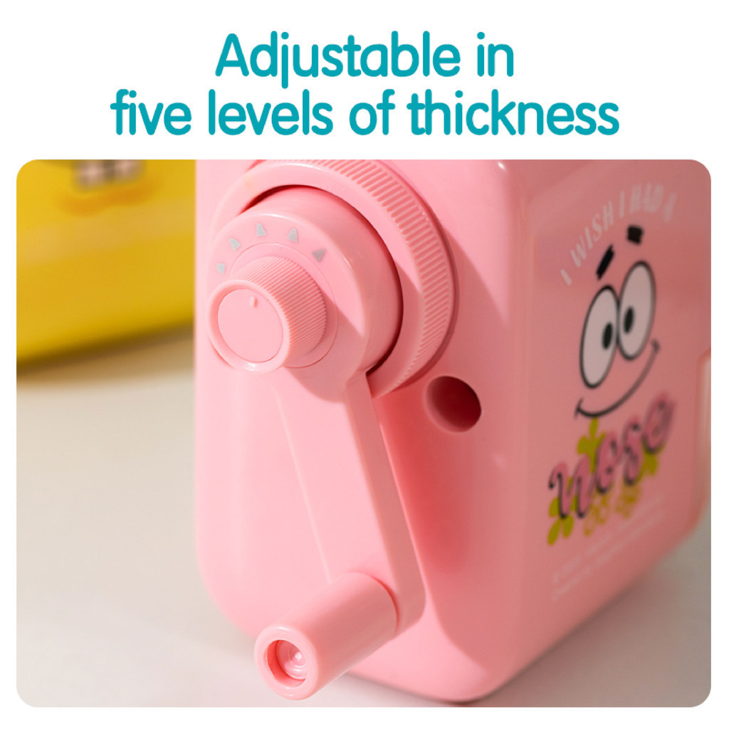 Deli SpongeBob SquarePants Rotary Sharpener For Thick Graphite Pencil ...