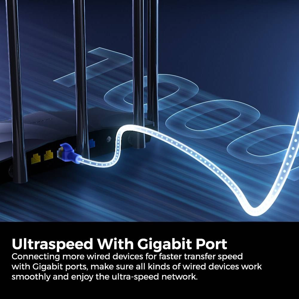 TENDA TX2 PRO WiFi 6 Strong Wall Penetration Wi-Fi Wireless AX1500 ...