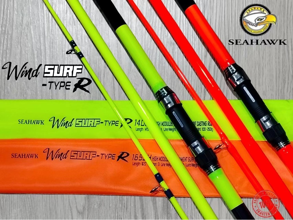 SEAHAWK WIND SURF-TYPE R SPINNING ROD | Shopee Malaysia