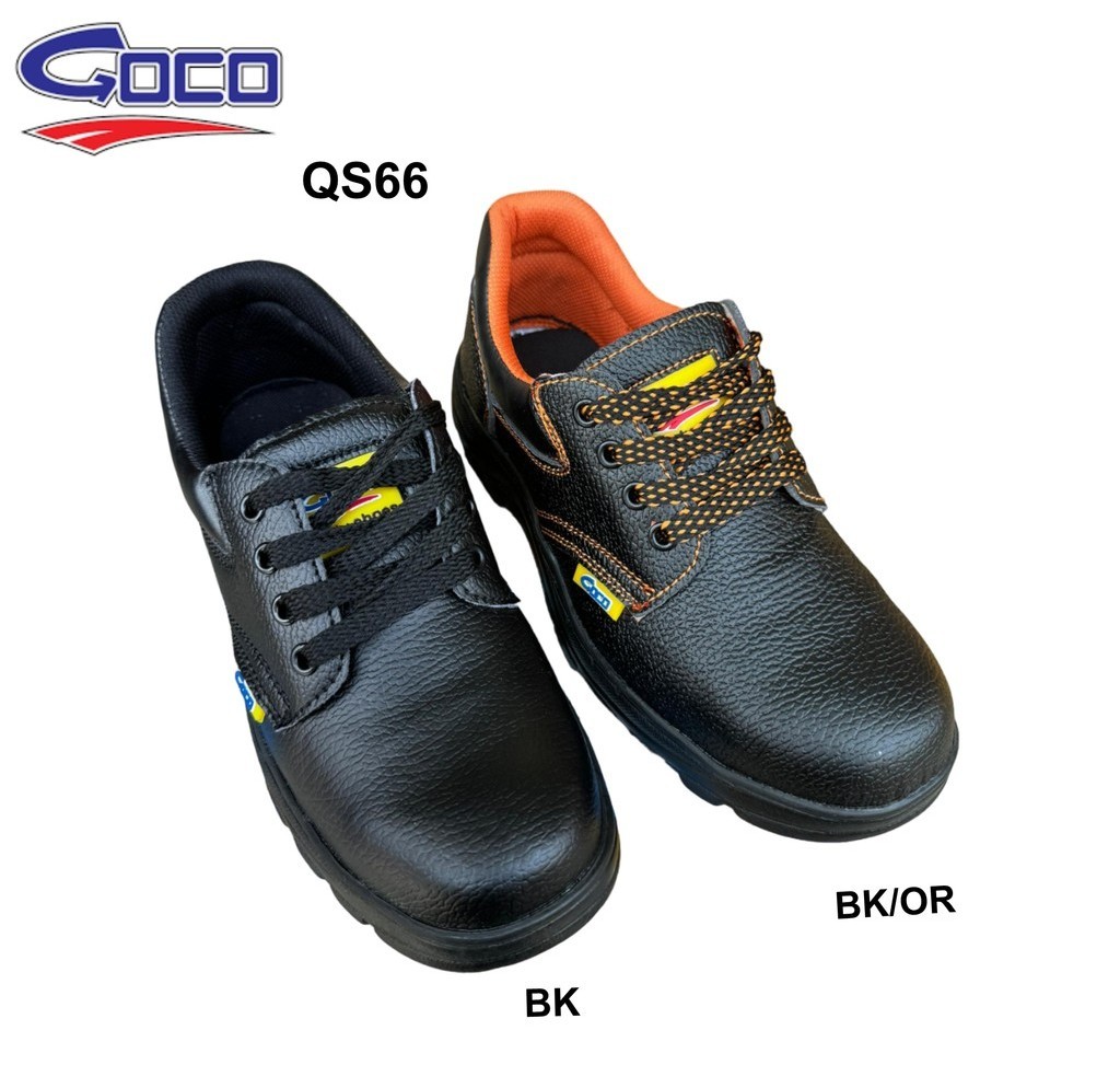 Goco GC QS66 Men's Safety Shoes / But Kasut Kerja Keselamatan Kulit ...