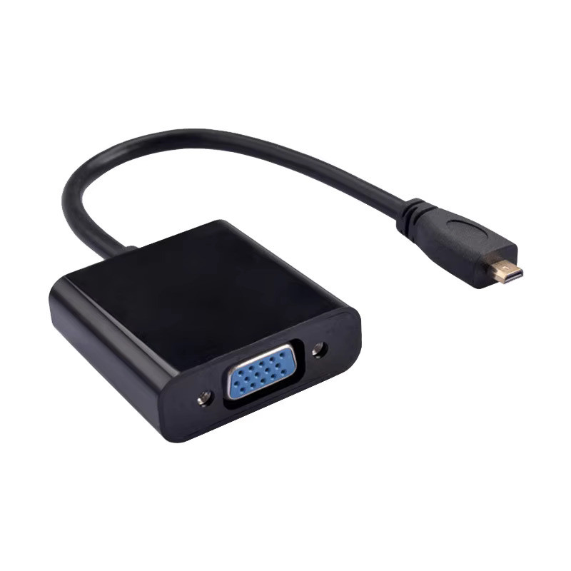 Male Micro HDMI to Female VGA Adapter Active Micro HDMI to VGA Video ...