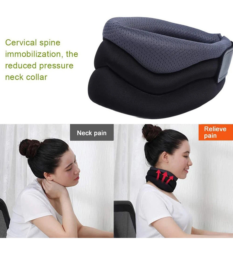 Adjustable 3 Levels V-Shape Neck Brace Guard Forward Head Relief ...