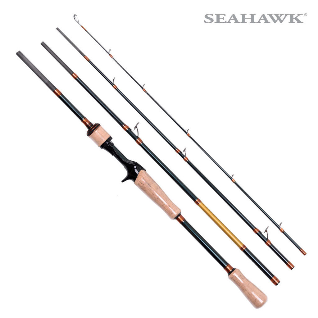 Seahawk Ryoku 4PCS Travel Rod STRONG Action Lightweight Portability w ...