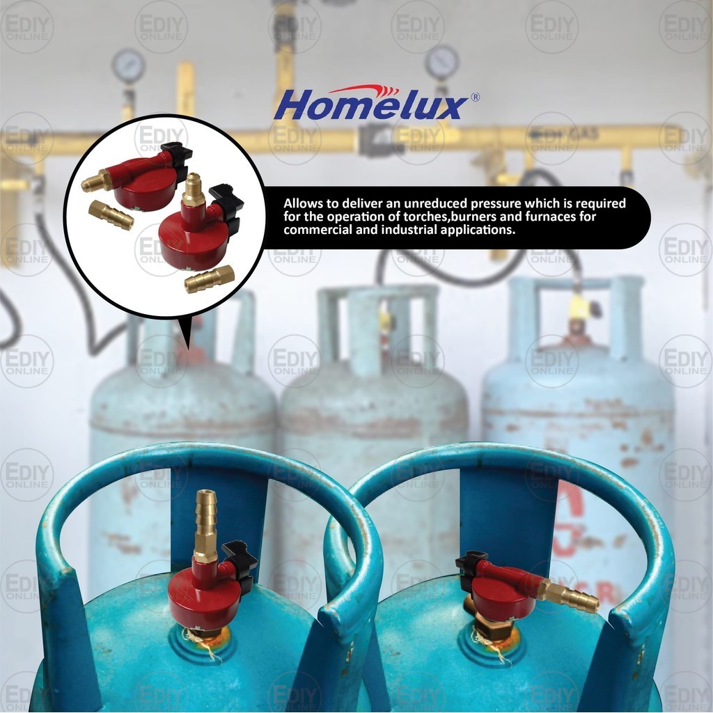 DOUBLE SAFETY LOCK 】 HOMELUX COMMERCIAL DIRECT COUPLING GAS REGULATOR ...