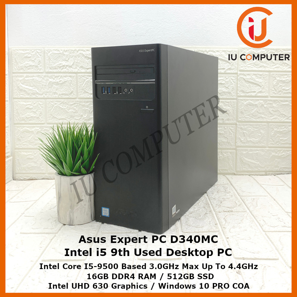 ASUS EXPERT PC D340MC TOWER INTEL CORE I5-9500 16GB RAM 512GB SSD USED ...