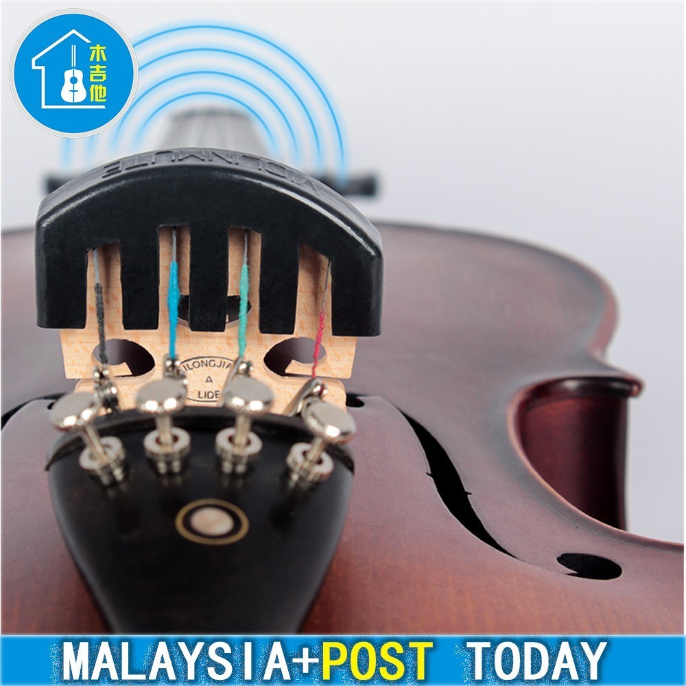 【Fast delivery】Rubber 4/4 Violin Mute Practice Mute Fiddle Silencer ...