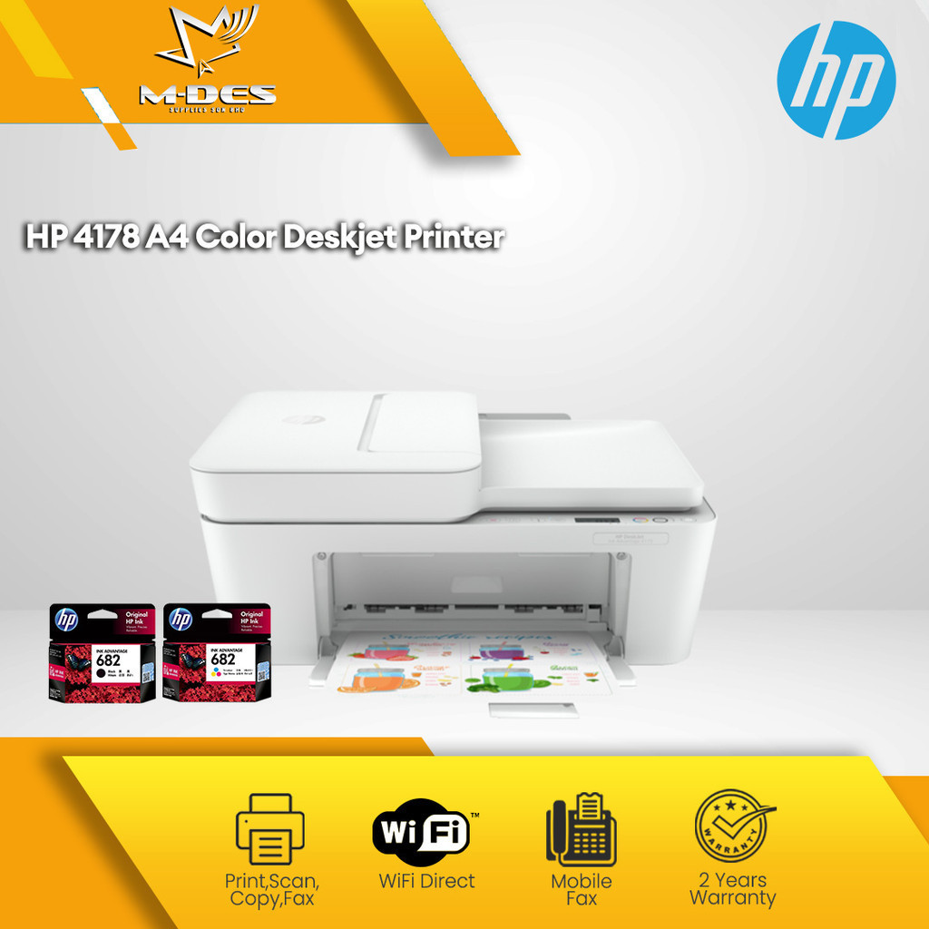 HP 4178 Deskjet Plus Ink Advantage All In One Wireless A4 Inkjet ...