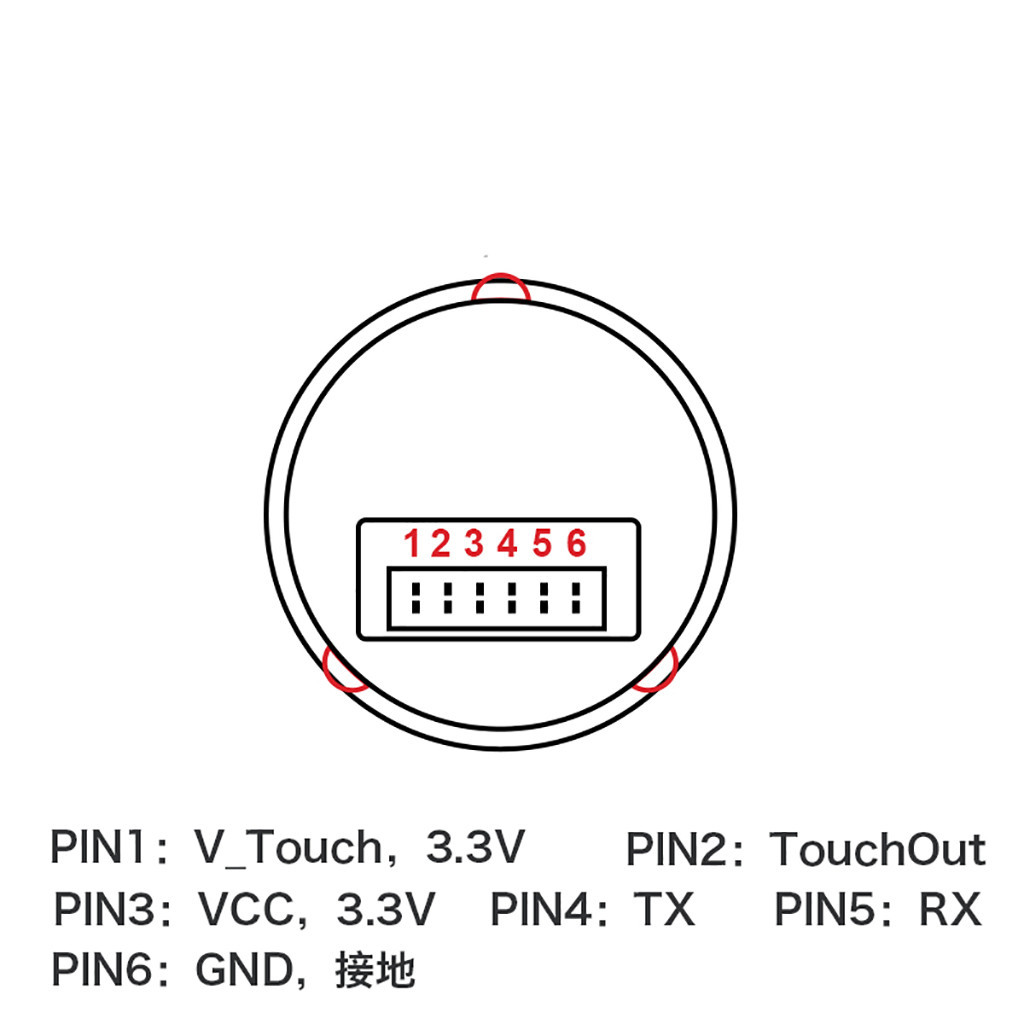 ZW101 Fingerprint Identification Module Low Power Finger Detection ...