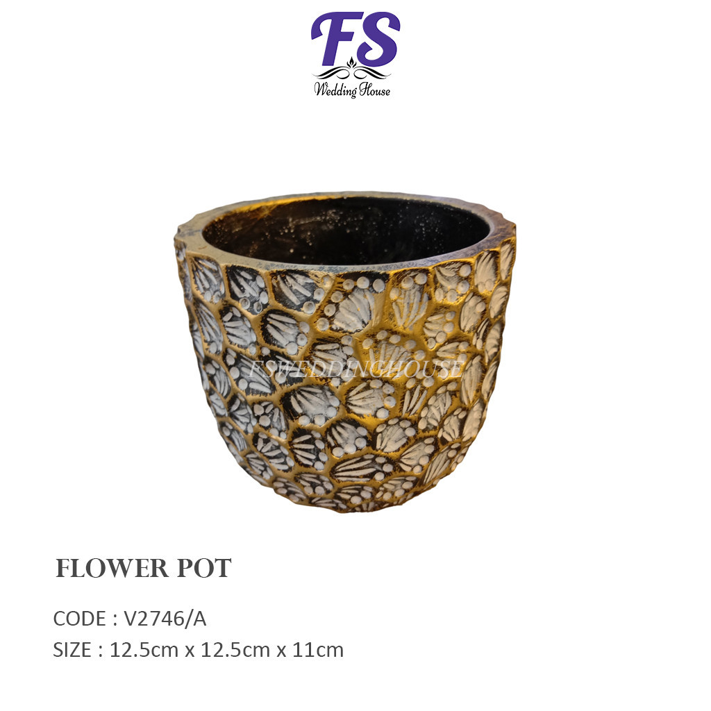 1 PCS - TEXTURE PLANTERS/CERAMIC PLANTERS/FLOWER POT/STONE TEXTURE ...
