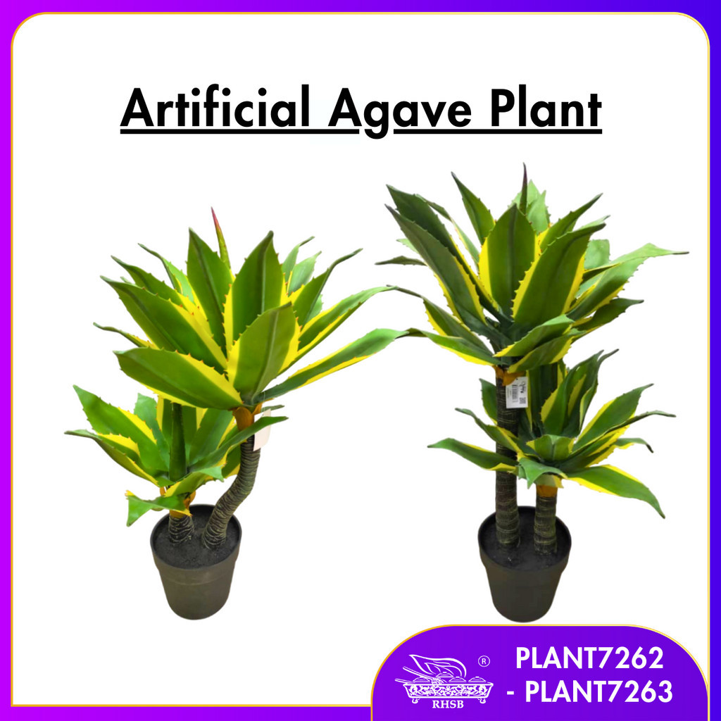 PROMOSI READY STOCK PREMIUM POKOK HIASAN / POKOK AGAVE / ARTIFICIAL ...