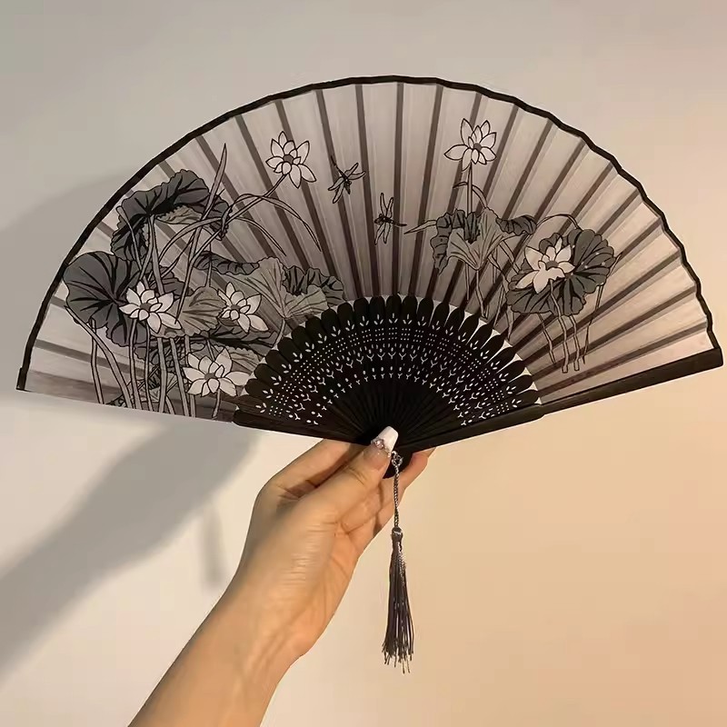 Retro Hand Fans Foldabe Design Handheld Fan Classic Chinese Style Hand ...