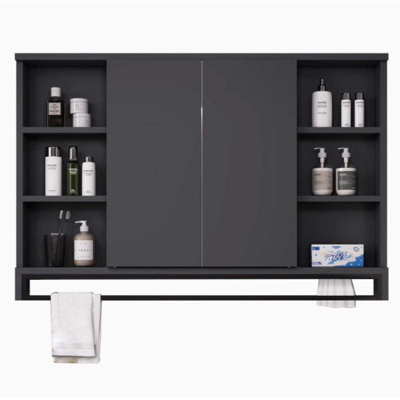 Smart Feng Shui Mirror Hidden Bathroom Mirror Cabinet Bathroom Sliding ...