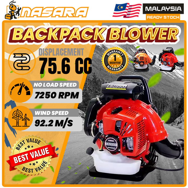 Portable Knapsack Backpack Leaf Blower Engine Petrol Powerful Wind ...
