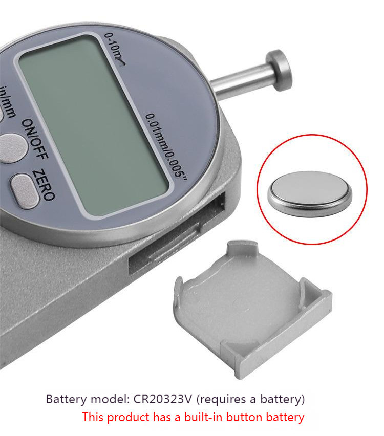 0-10mm Electronic Digital Thickness Gauge Meter Tester Micrometer ...