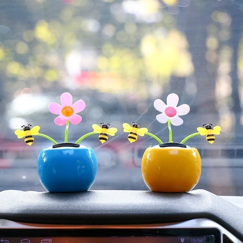 [Marvelous] Auto Office Solar Powered Sunflower Dancing Flower ...