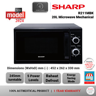 Sharp Microwave Oven 20L - R207EK | Shopee Malaysia