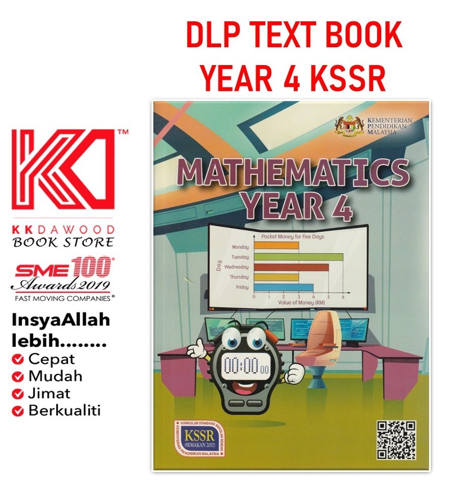 [KKD] Buku Teks Tahun 4 Mathematics (DLP/English Version) | Shopee Malaysia
