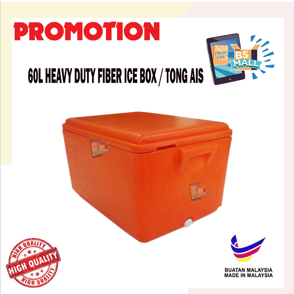 60 Litre Fiber Ice,Fish,Seafood Cooler Box Bucket / 60 Liter Tong Ais ...